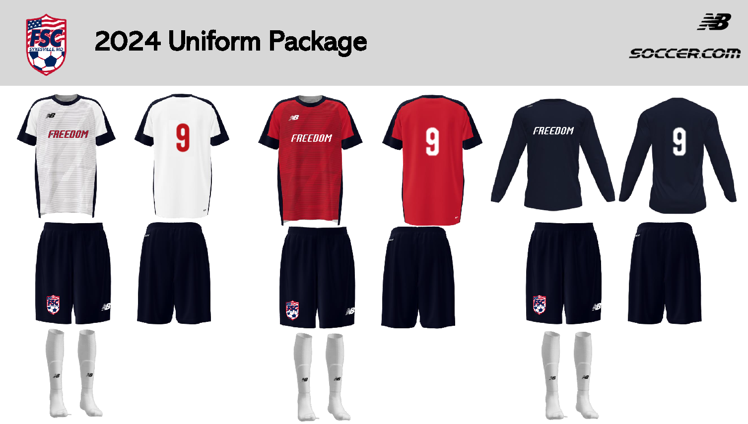 Uniforms & Spirit Wear - Freedom Soccer Club
